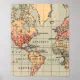 World Map Vintage Poster | Zazzle