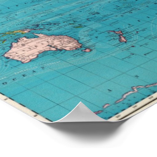 World, Mercator's Projection Poster | Zazzle