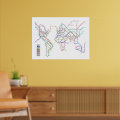 World Metro Map Poster | Zazzle
