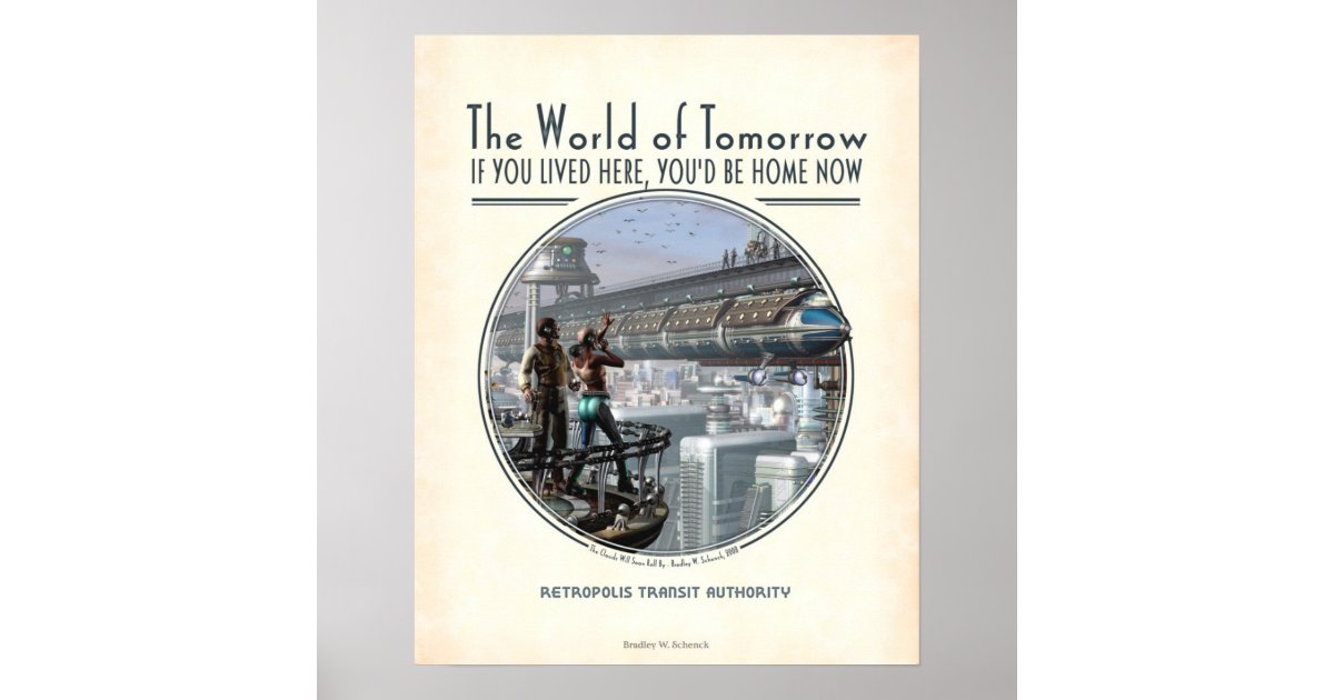 World of Tomorrow poster (16x20") | Zazzle