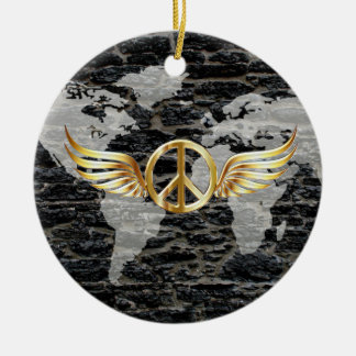 Peace On Earth Ornaments & Keepsake Ornaments | Zazzle