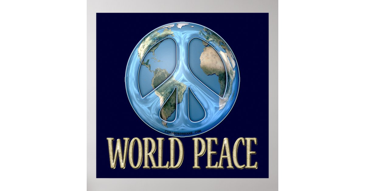 World Peace Poster | Zazzle