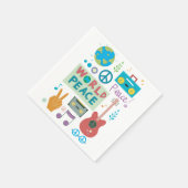 World Peace Symbols Paper Napkins | Zazzle
