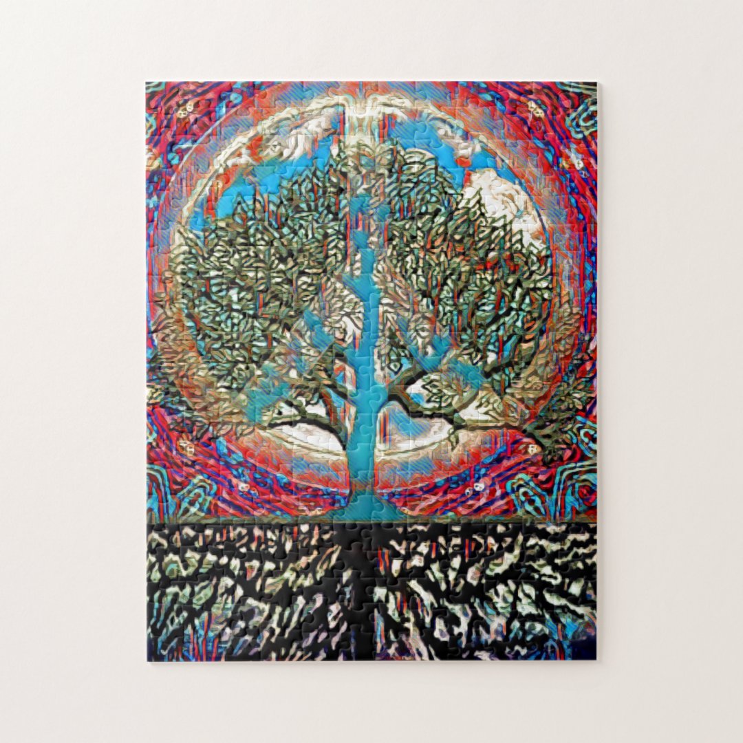 World Peace Tree of Life Jigsaw Puzzle | Zazzle