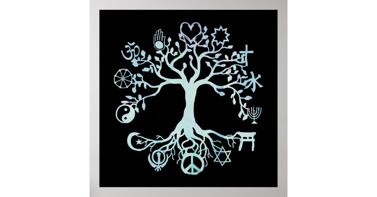 World Peace Tree Poster | Zazzle