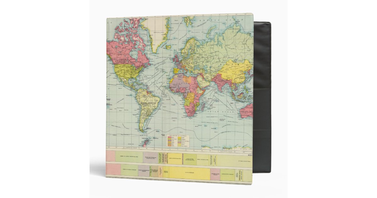 World political Map Binder | Zazzle