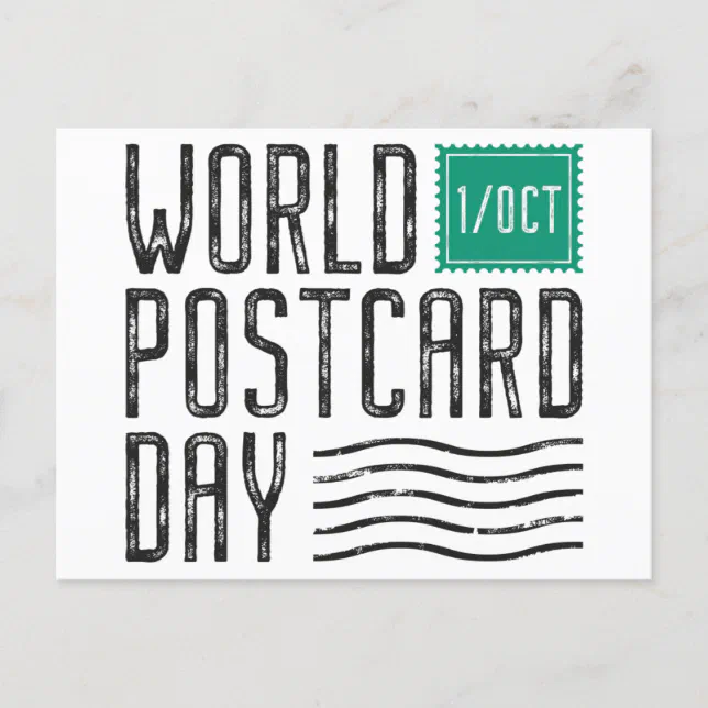 World PostCard Day | Zazzle