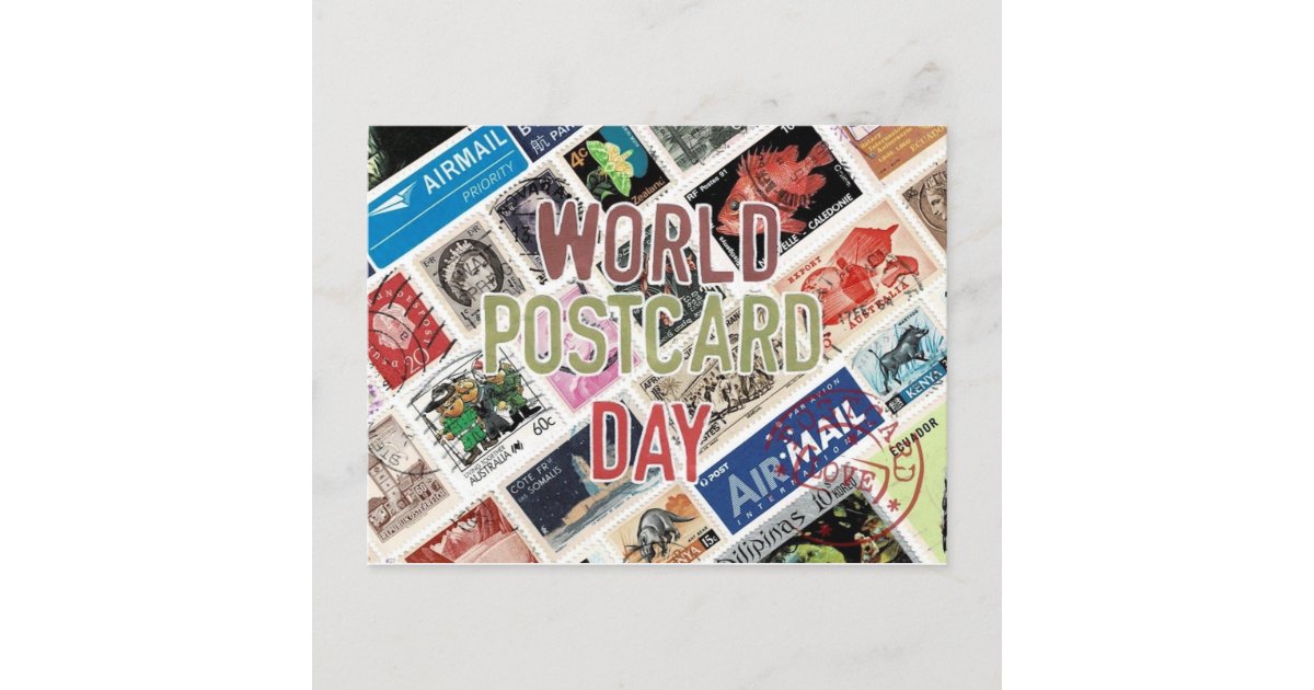 World Postcard Day - Exclusive Postcard | Zazzle