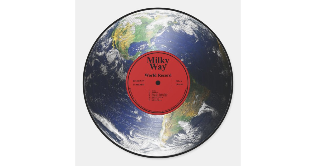 World Record - stickers | Zazzle