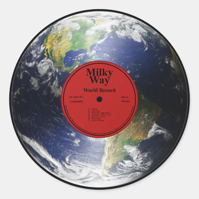 World Record - stickers | Zazzle