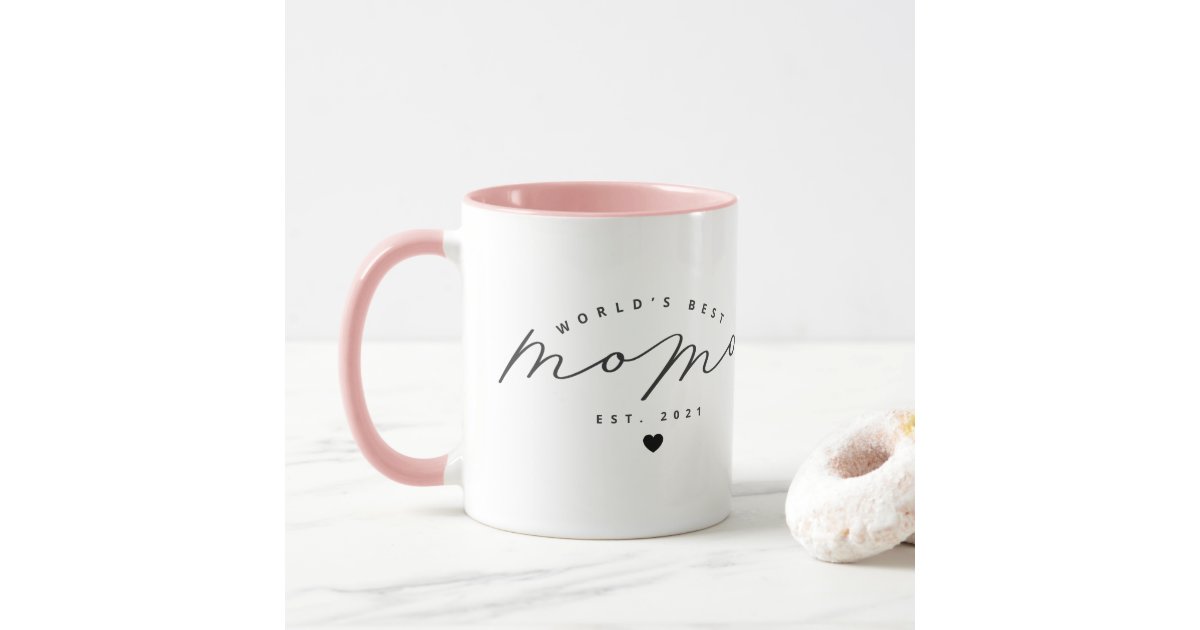 World’s Best Momo Cute Calligraphy Coffee Mug | Zazzle