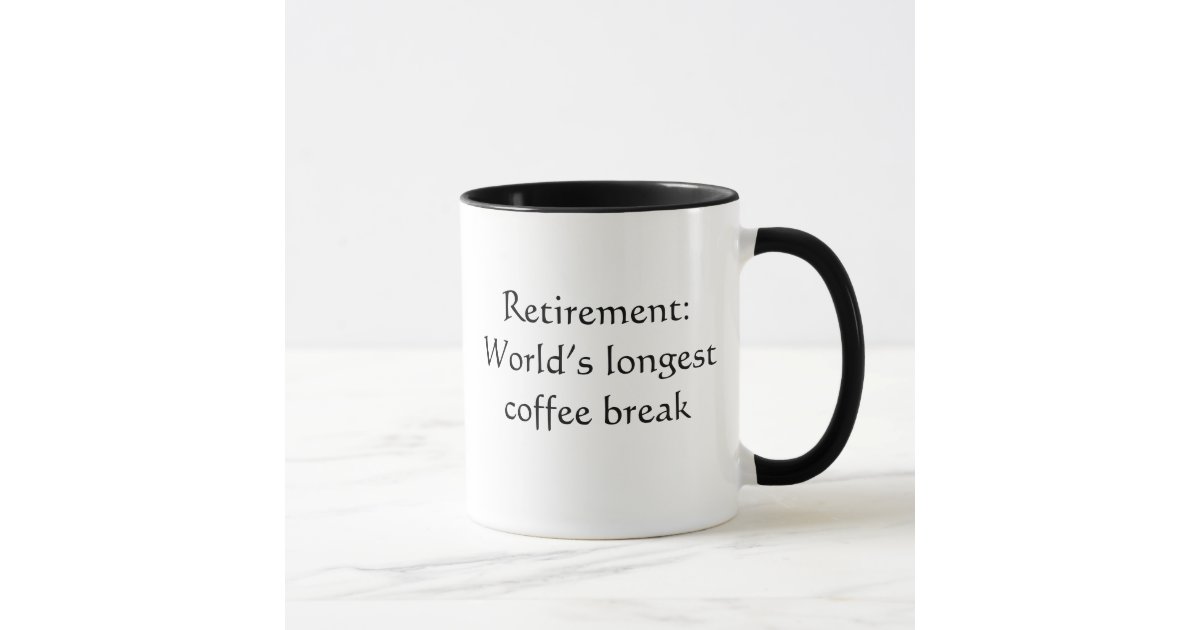 World’s longest coffee break mug | Zazzle