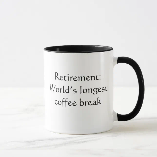 World’s longest coffee break mug | Zazzle