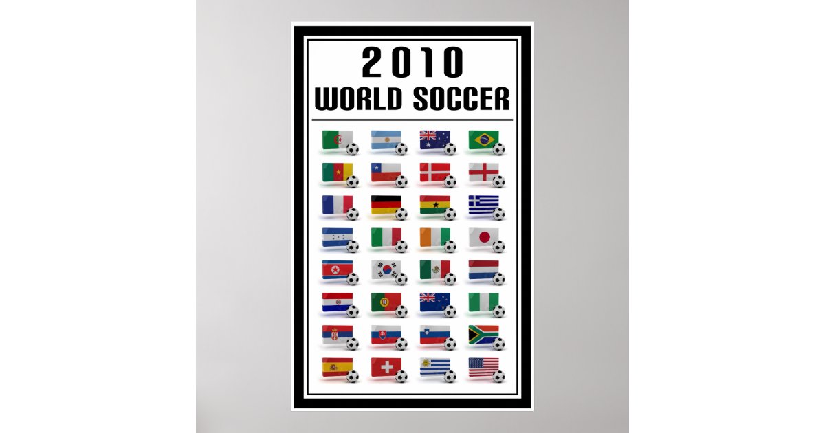World Soccer Poster | Zazzle