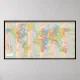 World Time Zone Map Poster | Zazzle