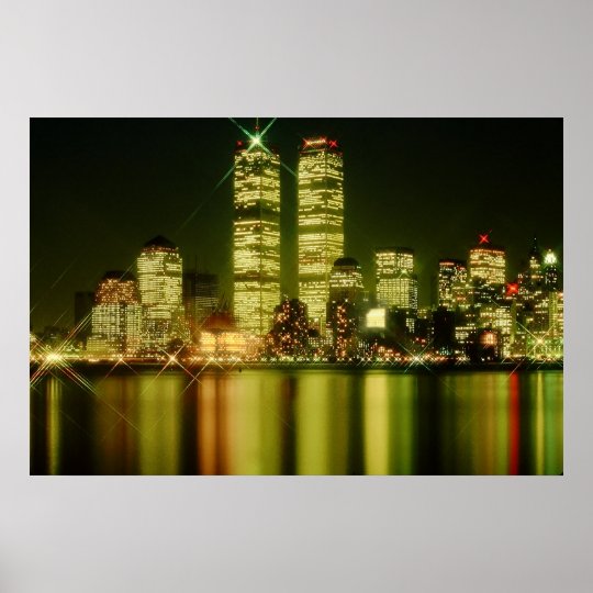 World Trade Center at Night Poster | Zazzle.com