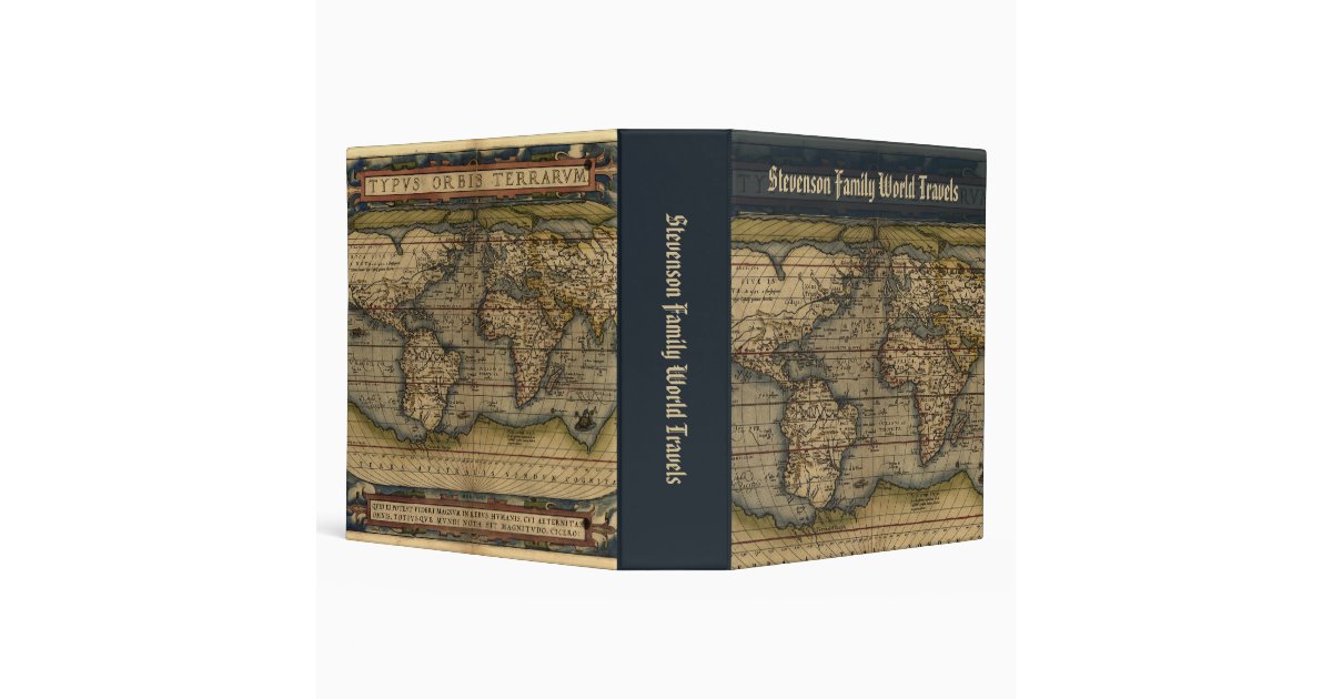 World Travel Custom Binder | Zazzle.com