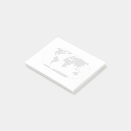 World Traveler Map Post-it Notes | Zazzle