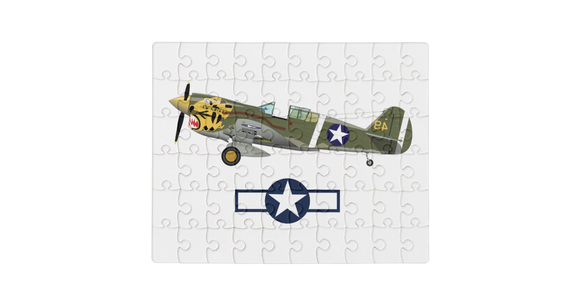 World War 2 American Airplanes Jigsaw Puzzle | Zazzle
