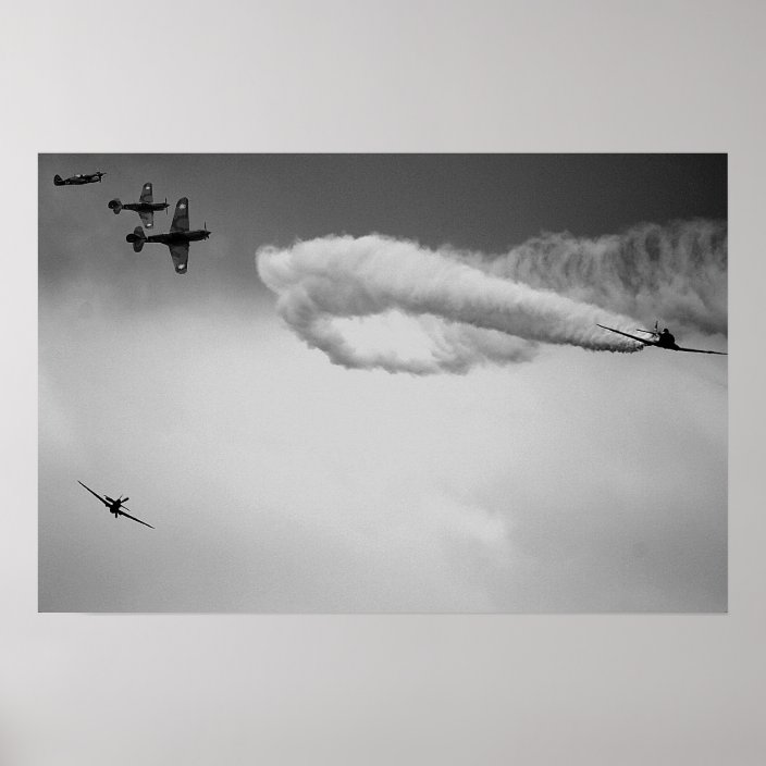 World War II Dogfight Poster | Zazzle.com