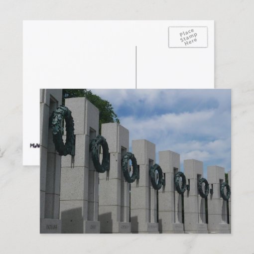 World War II Memorial Postcard | Zazzle