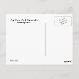 World War II Memorial Postcard | Zazzle
