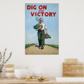 World War II poster - Dig For Victory | Zazzle