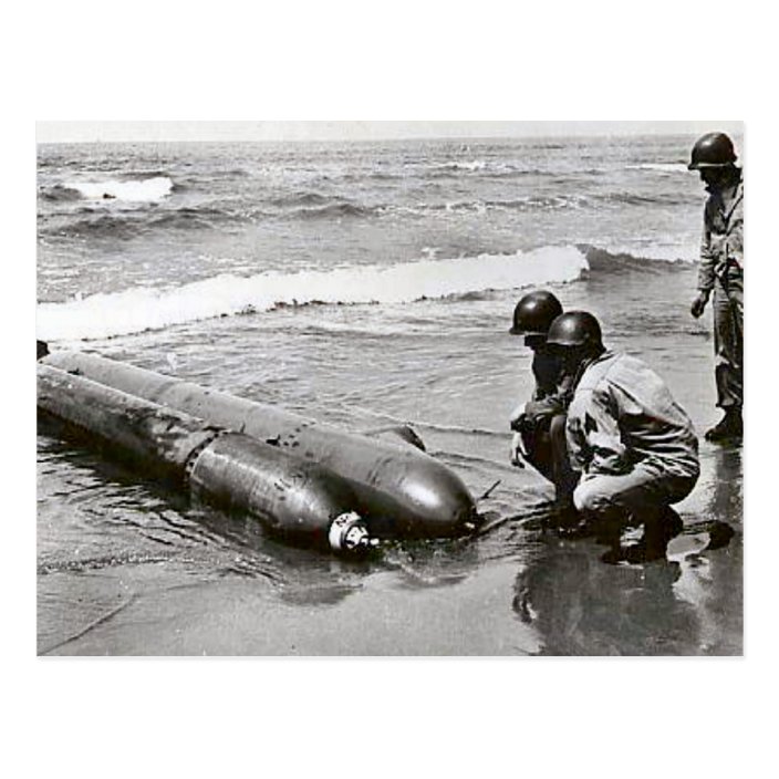 World War II Torpedoes on the beach, ANzio Postcard | Zazzle.com