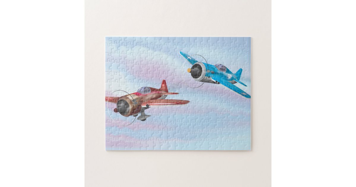 World War Two Fighter Aircraft Jigsaw Puzzle | Zazzle