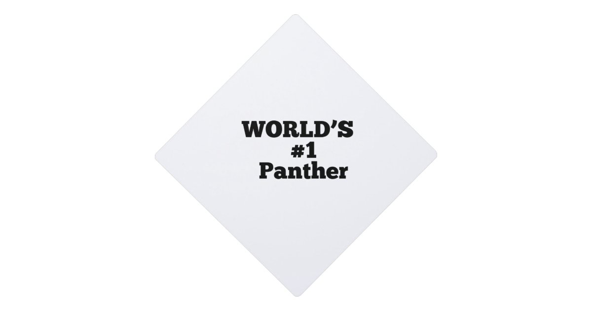 World's #1 Panther Graduation Cap Topper | Zazzle