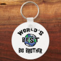 World's Best Big Brother Keychain | Zazzle