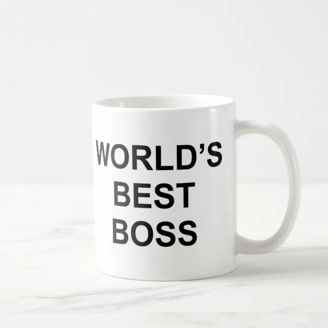 World's Best Boss Coffee Mug | Zazzle