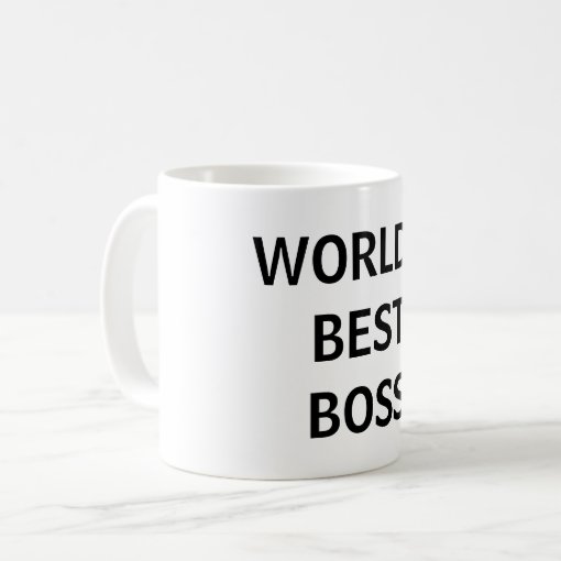 World's Best Boss Office Mug | Zazzle