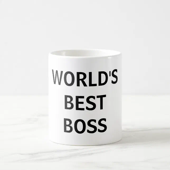 World's Best Boss Office Mug | Zazzle