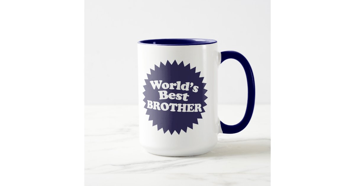 World's Best Brother Mug | Zazzle