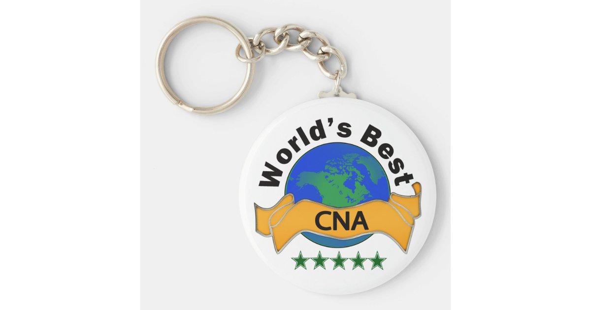 World's Best CNA Keychain | Zazzle.com