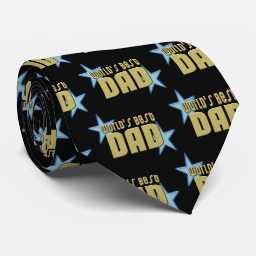 World's Best Dad Tie, Father's Day Ties | Zazzle