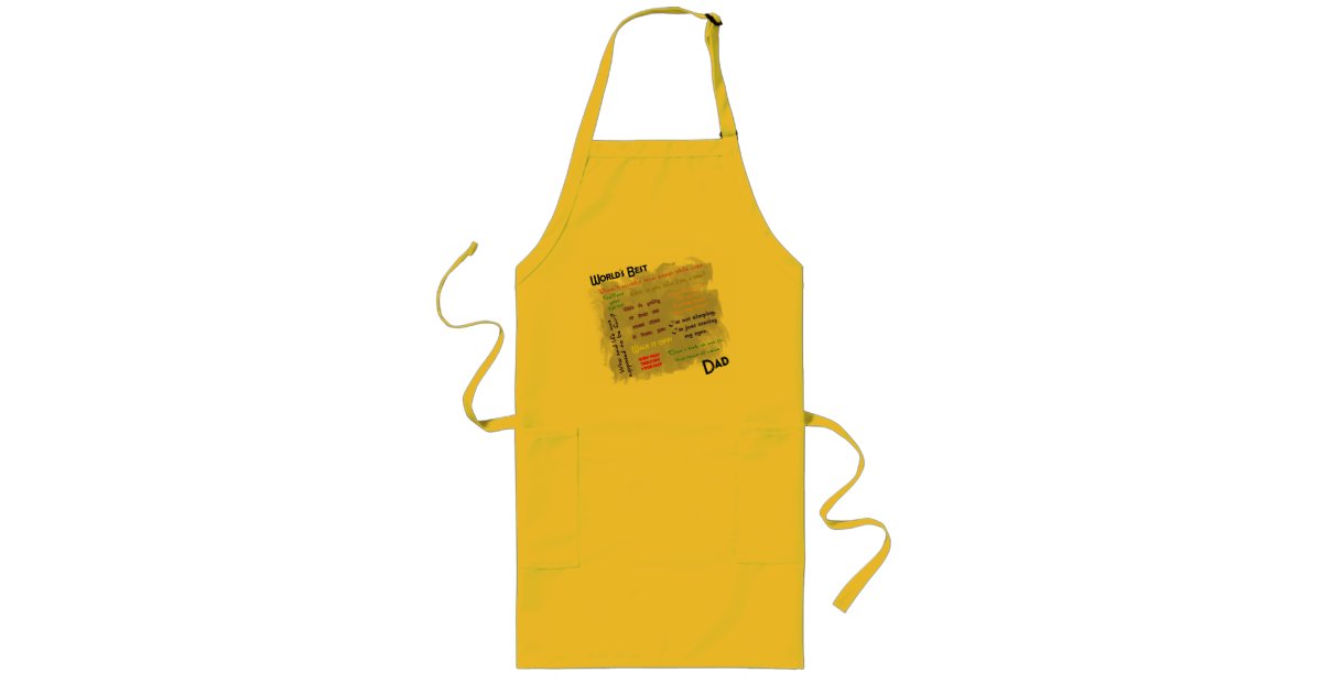 Worlds Best Dadism Apron | Zazzle