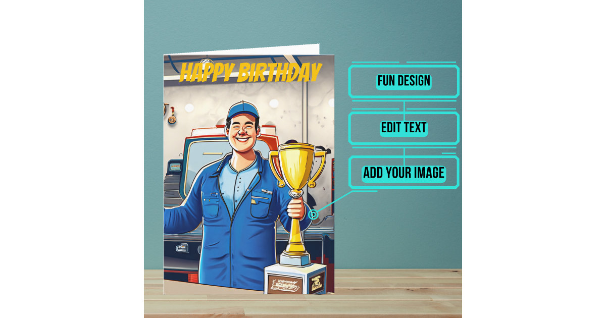World's Best Mechanic Birthday Card | Zazzle