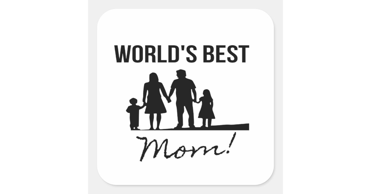 world's best mom Sticker | Zazzle