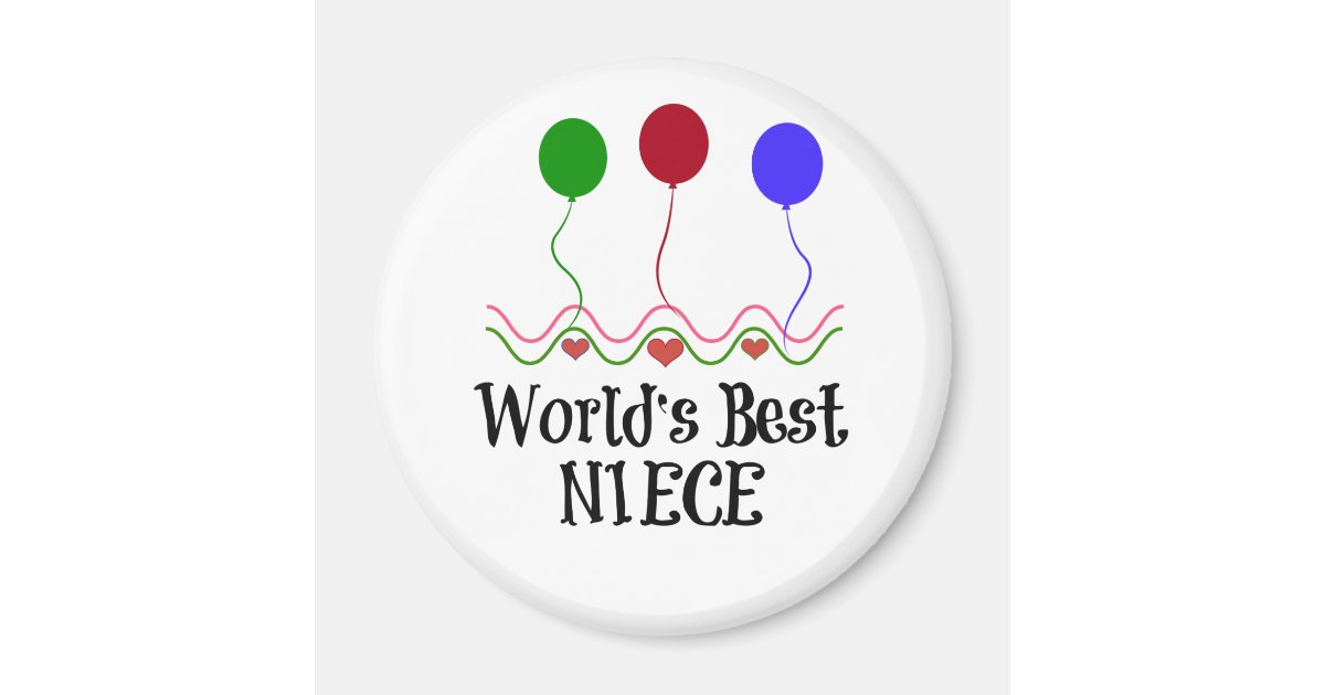 World's Best Niece Magnet | Zazzle