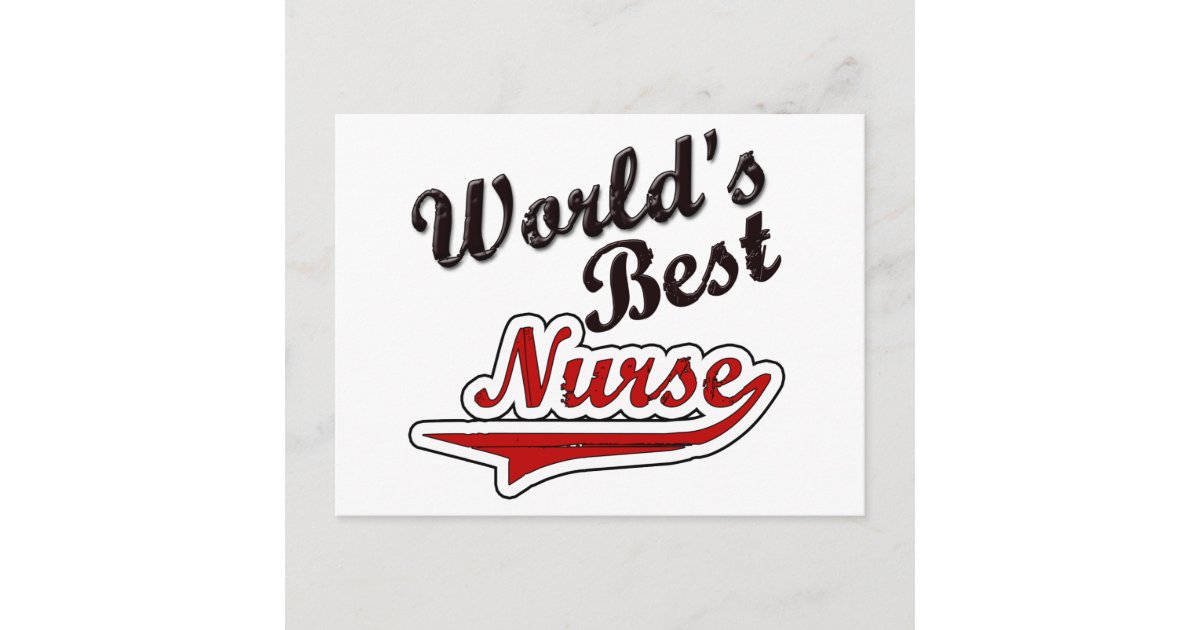 World's Best Nurse Postcard | Zazzle