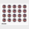 World's Best Papa Classic Round Sticker | Zazzle