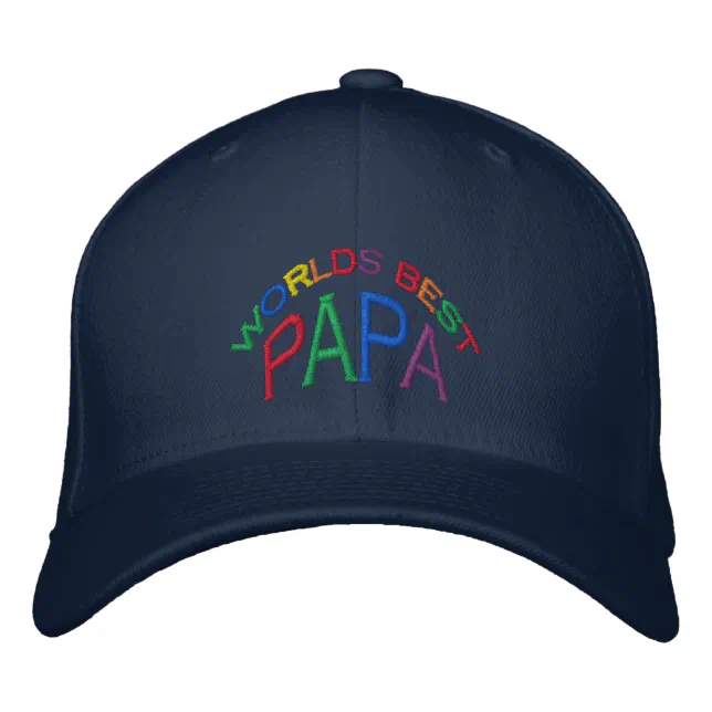 World's Best Papa Hat | Zazzle