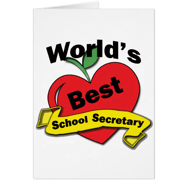 World's Best School Secretary | Zazzle
