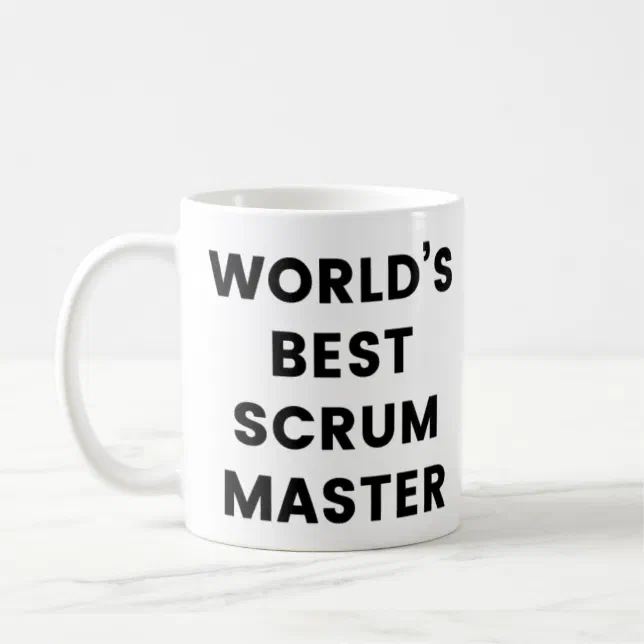 World's Best Scrum Master Coffee Mug | Zazzle