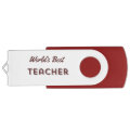 World's Best Teacher USB Flash Drive | Zazzle