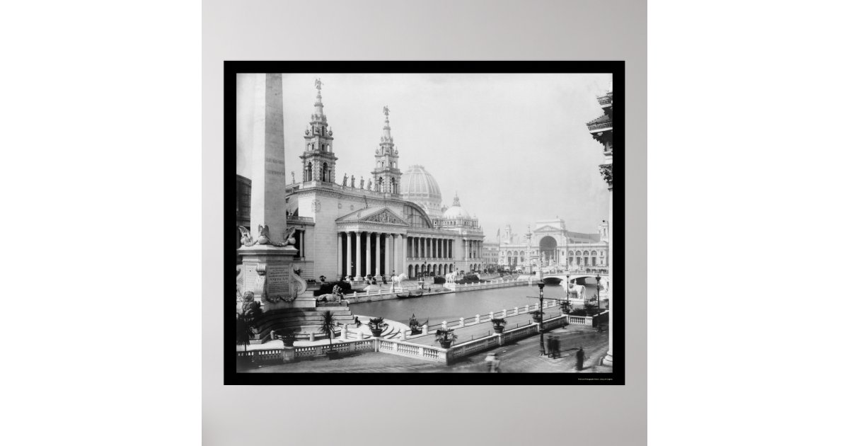 Worlds Columbian Expo in 1893 Poster | Zazzle