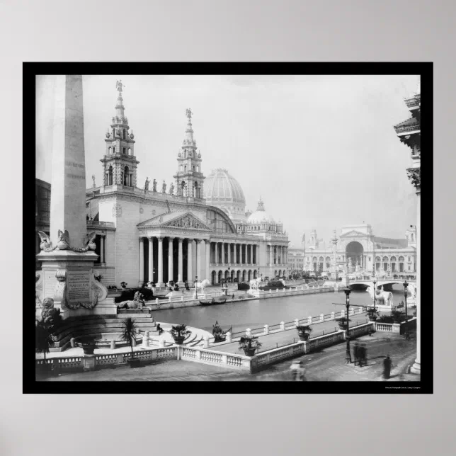 Worlds Columbian Expo in 1893 Poster | Zazzle