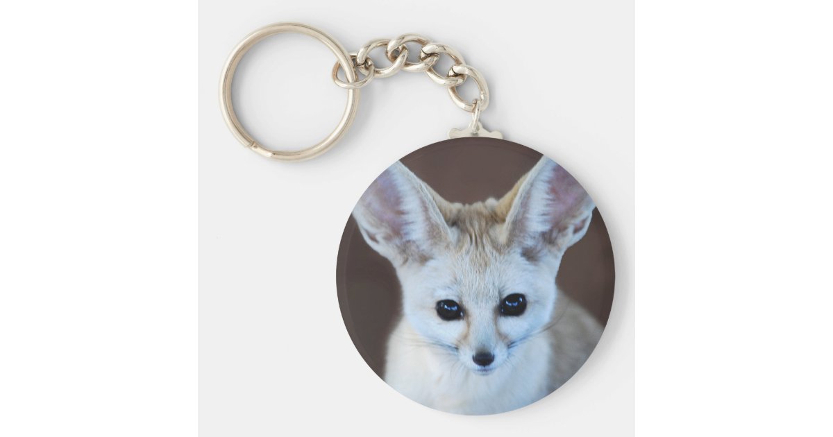 Worlds Cutest Fennec Fox Keychain | Zazzle.com